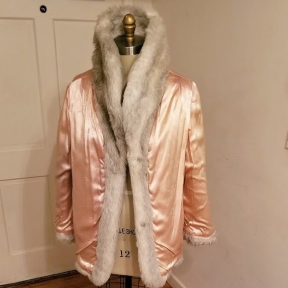 The Metzger Group | Jackets & Coats | Silver Fox Faux Fur Jacket The Metzger Group By Erika ...